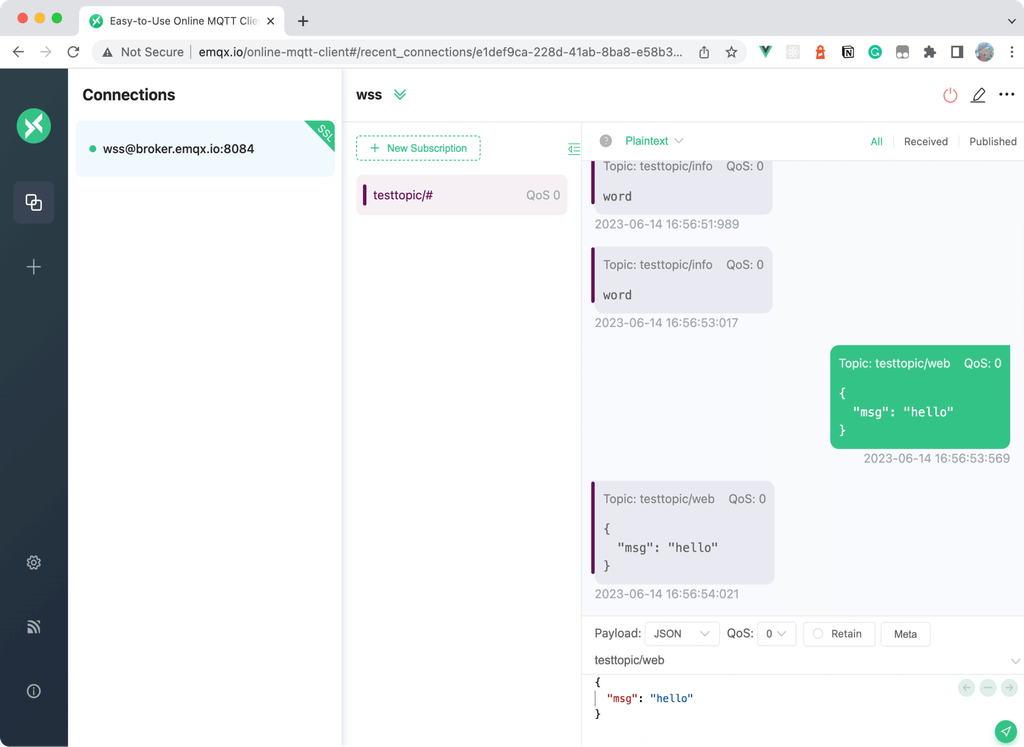 MQTTX: Your All-in-one MQTT Client Toolbox
